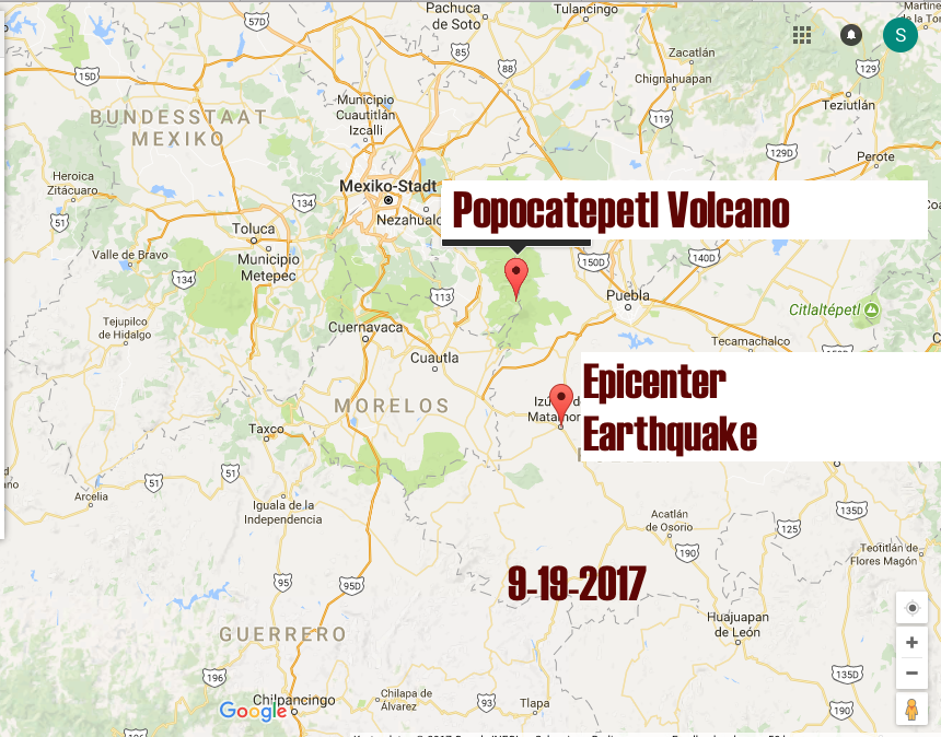 Mexico suffers volcano eruption same day as deadly quake – ABRUPT EARTH ...