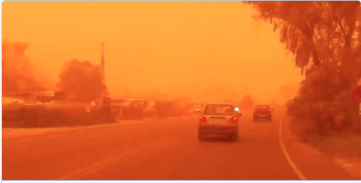 Sahara sandstorm in Heraklion, Crete – ABRUPT EARTH CHANGES